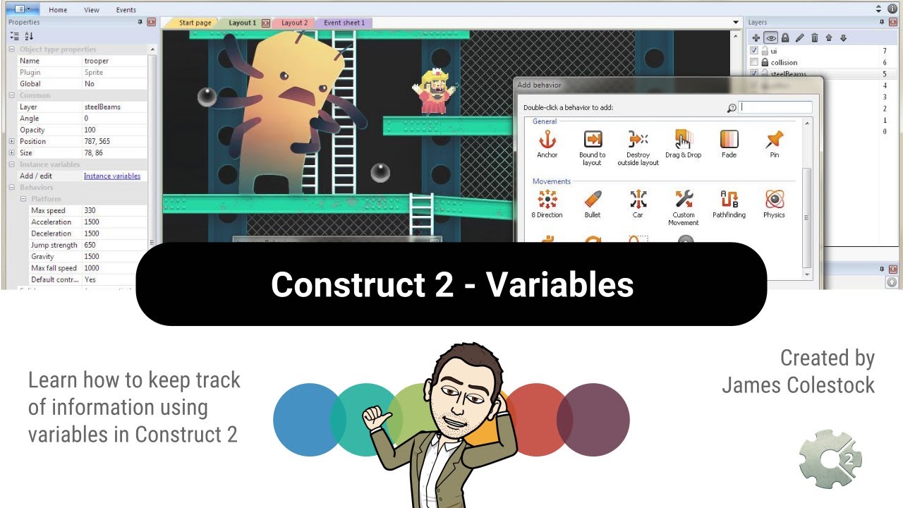 Construct 2 - Variables