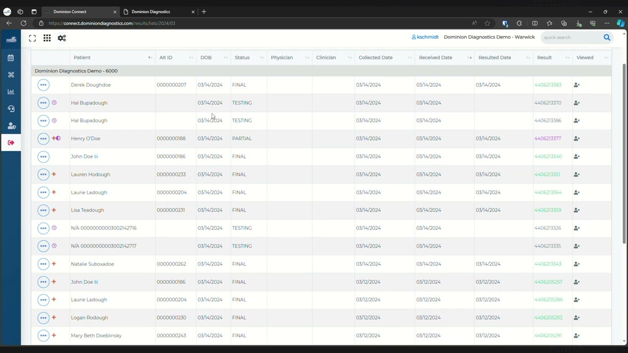 Clinical Education and Training - Dominion Diagnostics
