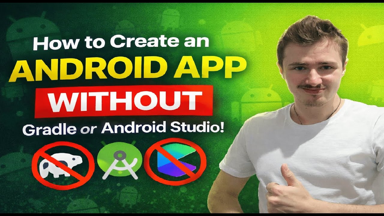 Build an Android App Without Gradle or Android Studio (Pure CLI, Step by Step)
