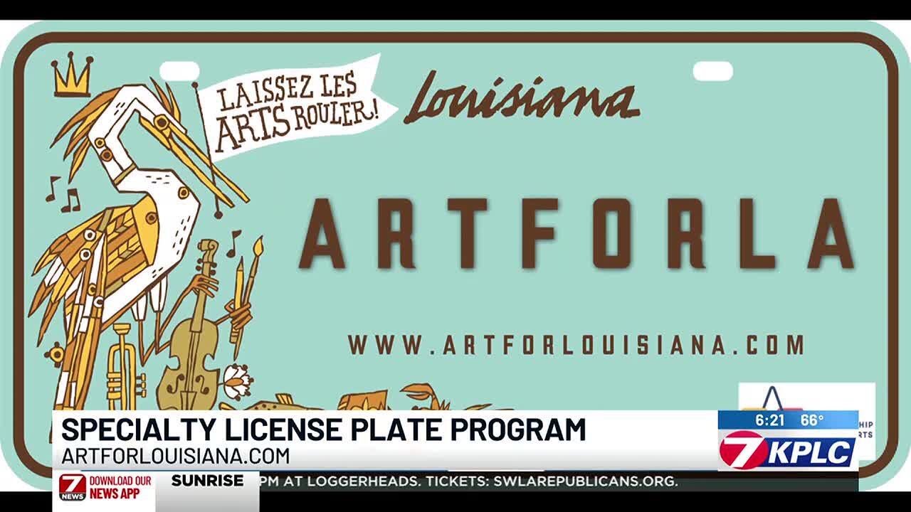 New Louisiana arts specialty license plates now available for pre-order