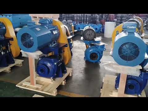 CNSME SH/50C (equivalent to 3×2C-AH) slurry pump,connect with WEG variable frequency motor.