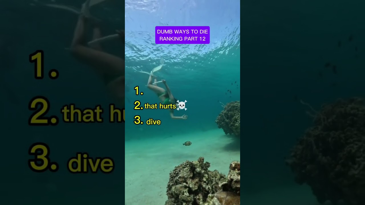 Dumb Ways To Die Ranking | Part 12 #hilariousfails #funny #funnyvideos #shorts #shortvideo