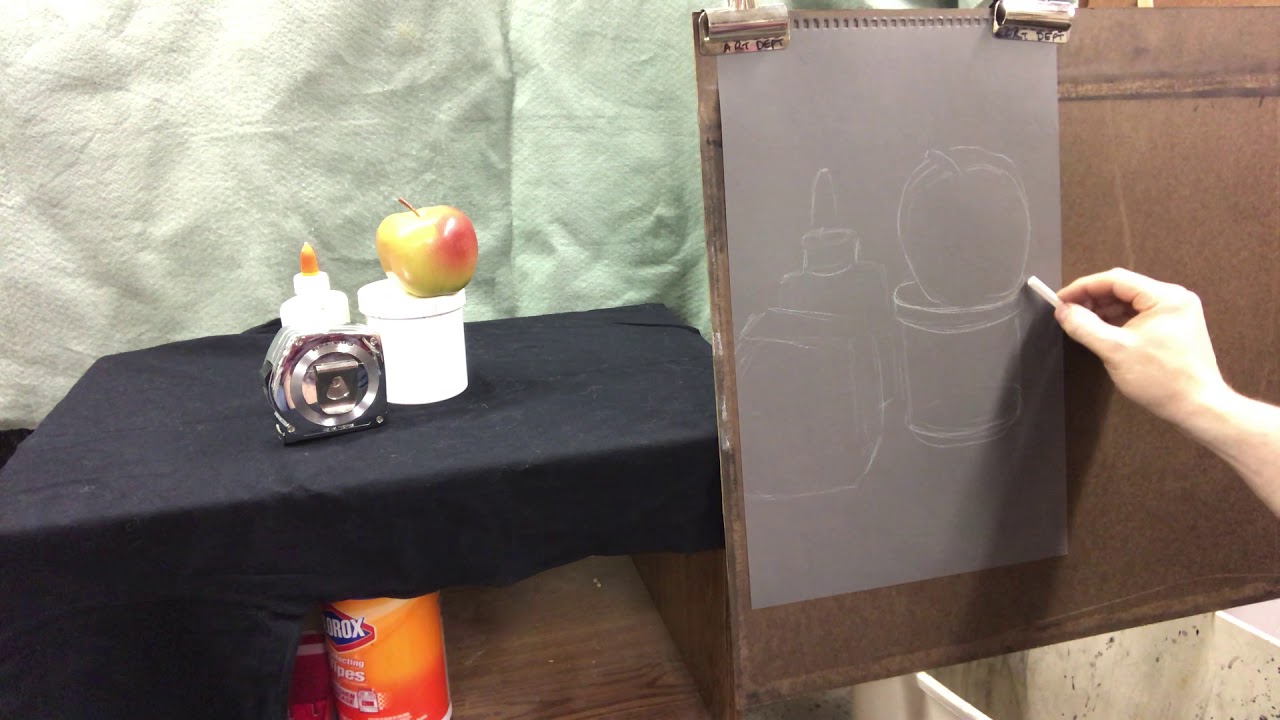 Drawing with Conte Crayons on Toned Papers