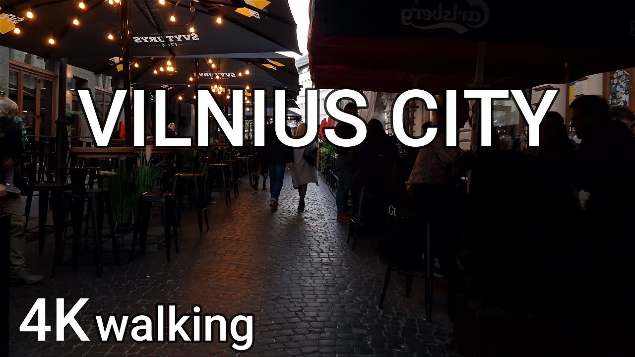 Walking in the old town, Vilnius 4K [Vlog_011]