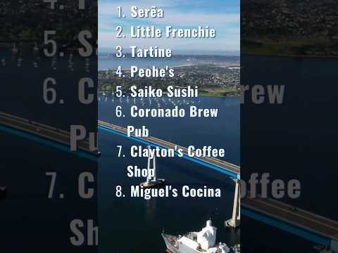 Top 8 Restaurants In Coronado California 🏝️ Living In Coronado