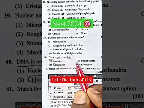 neet 2024 || neet pyq questions practice || neet bio || #neet#motivation#pyq#neet2024#aiims#bio