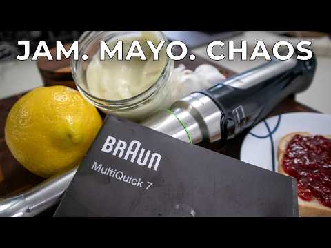Braun MultiQuick 7 Review & Testing Mayo and Easy Strawberry Jam recipe | Unboxing Father's Day Gift