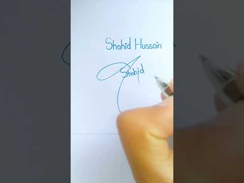 Shahid Hussain #sletter #hletter #design #art #shahid #hussain #sign #signature #calligraphy