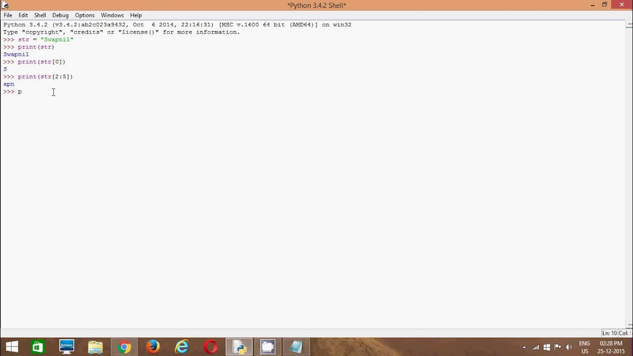 4. Strings in Python tutorial