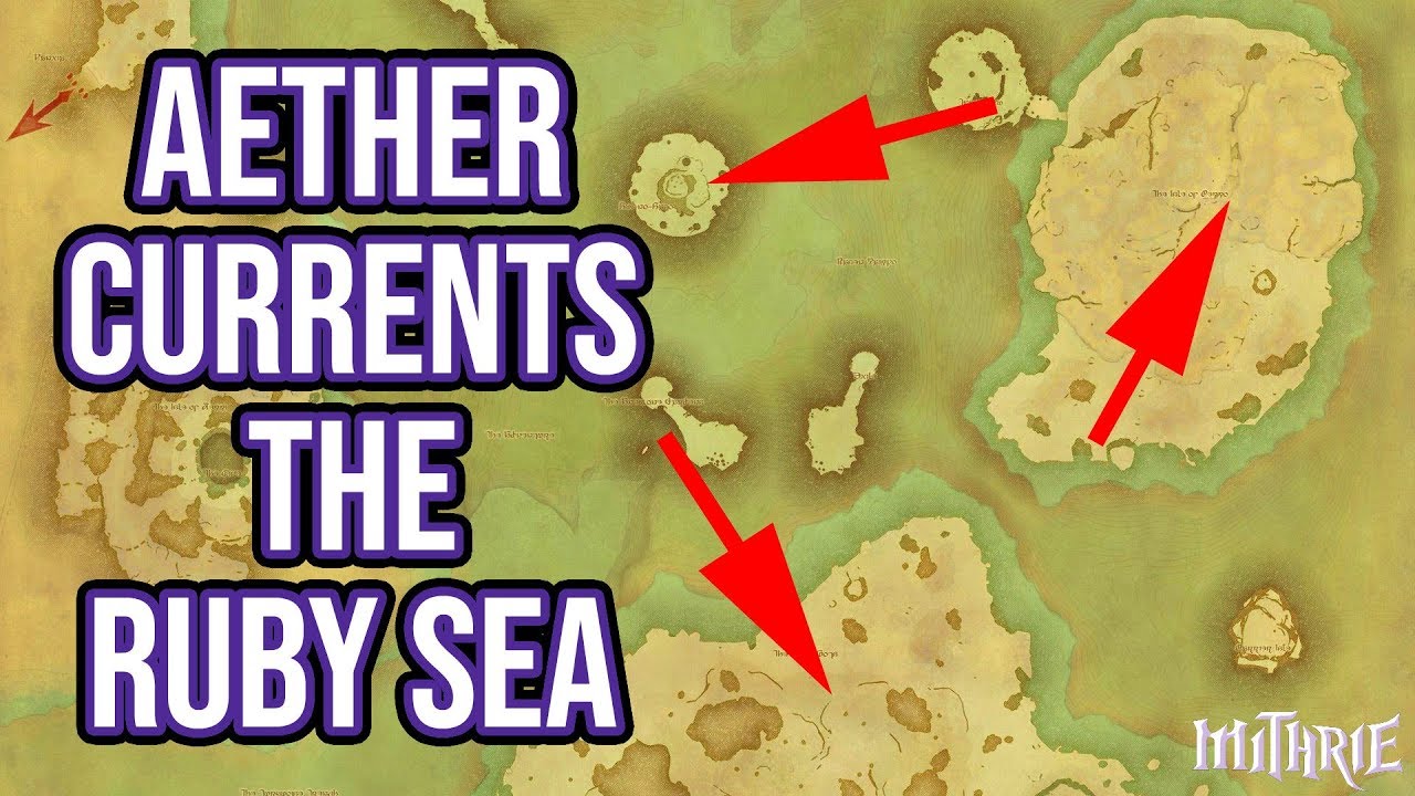 FFXIV Aether Currents The Ruby Sea Locations Guide
