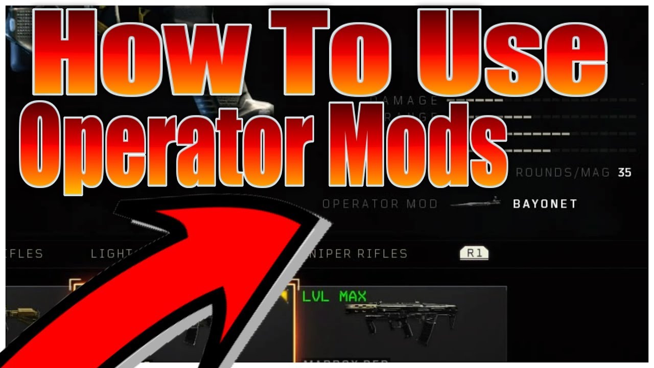 BO4// How To Use Operator Mods (Tutorial)