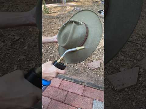 Hat Technique - Weathering Hats #felthat #hatmaking