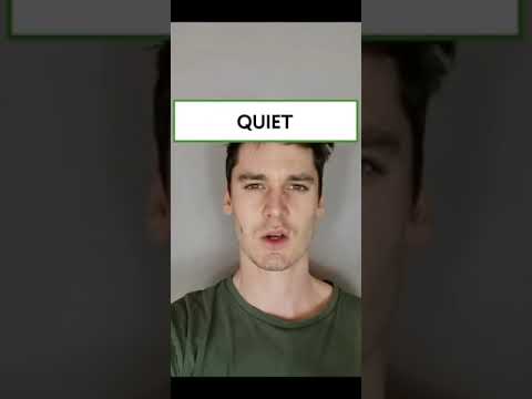 Quit / Quiet / Quite [pronunciation/meaning]