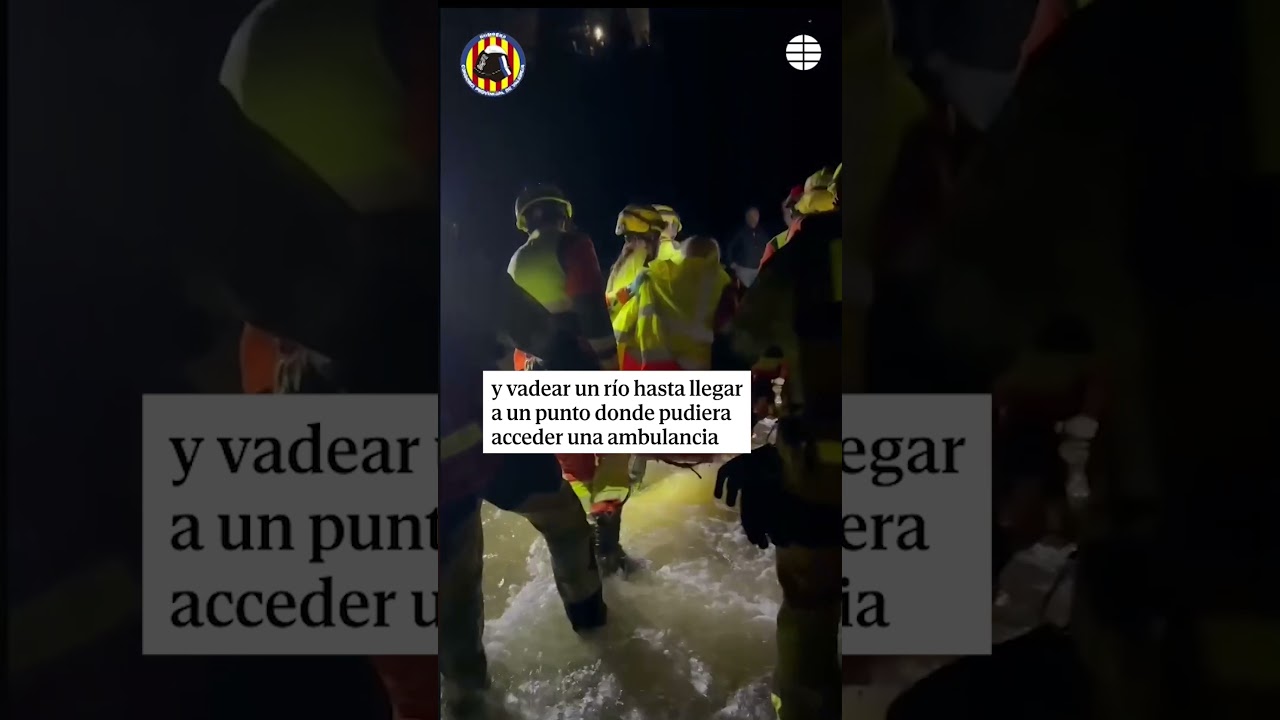 Complicado rescate a un hombre que se clavó una hoz en el abdomen #valencia #emergencia