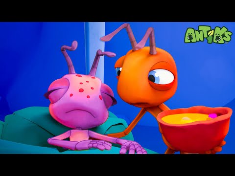 The GREAT Ant Flu | Antiks π | Action Cartoons For Kids