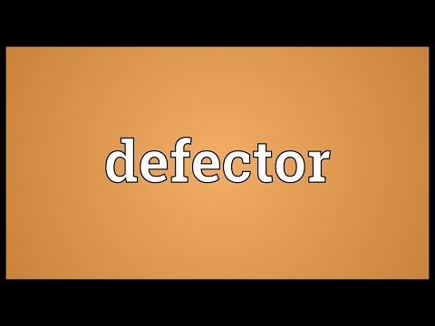 Defector Meaning