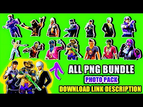 All Characters Bundle Png Pack Download For Free No Copyright Images 👍 Garena Free Fire Image
