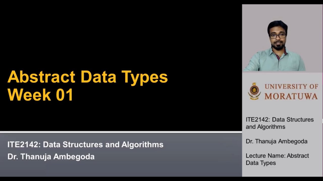 Week 01 - Abstract Data Types