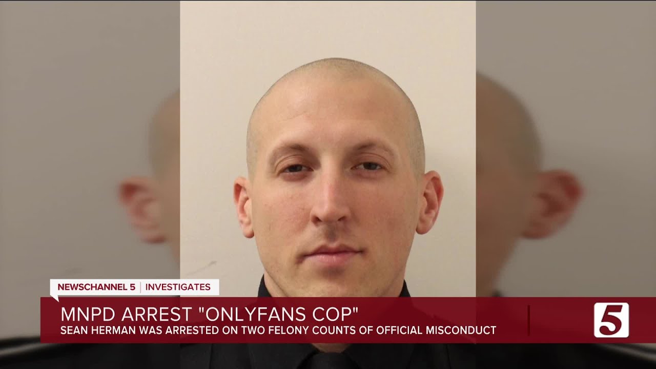 Metro Nashville police arrest 'OnlyFans cop' Sean Herman