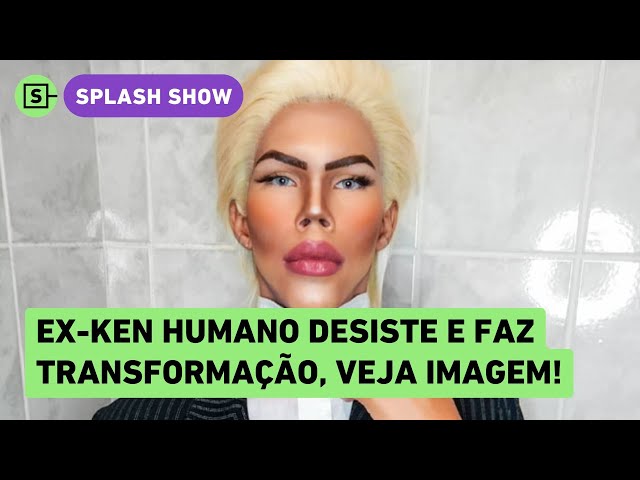 Ken humano larga caracterização e trabalha como frentista