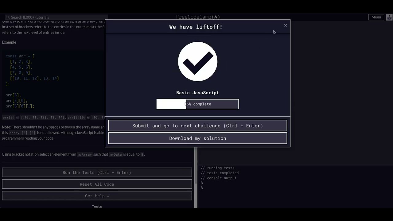 Access Multi-Dimensional Arrays With Indexes - Free Code Camp Help - Basic Javascript Algorithm Data