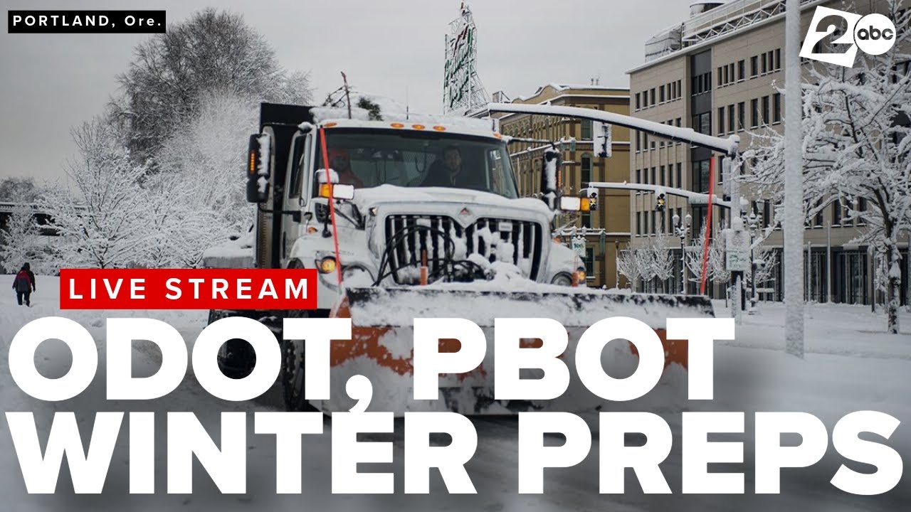 ODOT, Portland leaders talk winter weather preps for local roads & highways, plow staging, funding