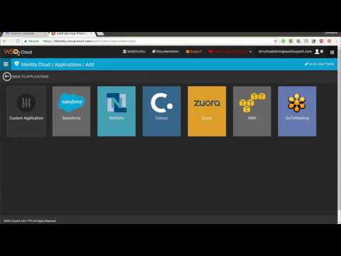 WSO2 Identity Cloud Configuring SAML-based SSO, WSO2 Identity Cloud Screencast