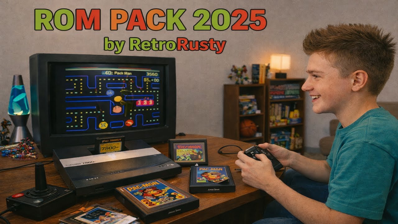 Atari 7800 Rom Pack 2025 (67 Games + Art) - Retrobat
