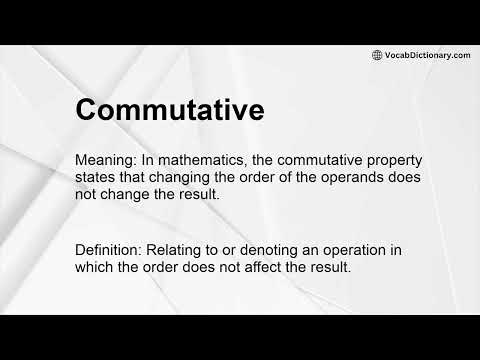 Commutative Meaning
