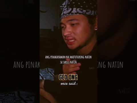 GEO ONG ONCE SAID: #GEO #GEOONG #MINDSET #viral #SHORTS #motivation #goals #SUCCESS #FOCUS #VLOGGER