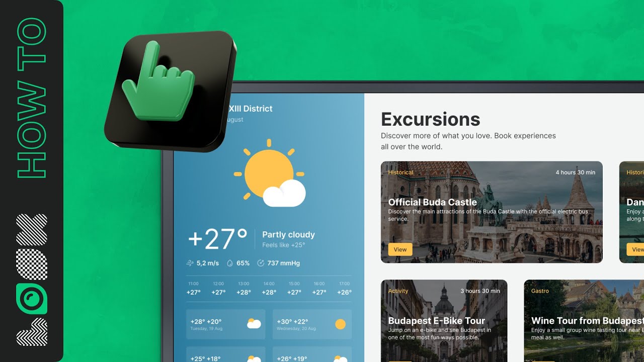 How to turn your touch monitor into interactive digital signage display.