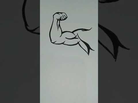 Gym lover || Boys hand Body๐ช drawing | bysheps๐ช drawing | bodybuilding boy #shorts