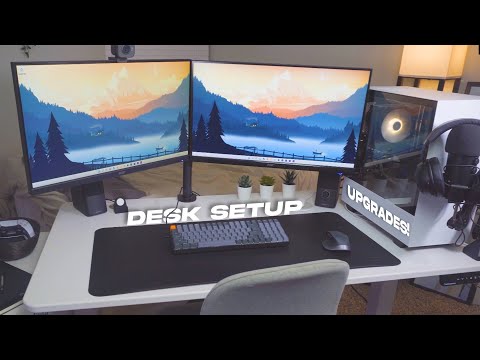 My ULTIMATE Desk Setup (Upgraded 2022) | NZXT Starter Pro, Autonomous Smart Desk 2 Setup