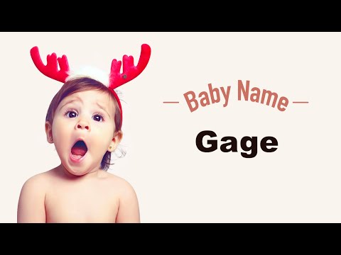 Gage - Boy Baby Name Meaning, Origin and Popularity