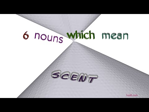 scent - 9 nouns synonym of scent (sentence examples)