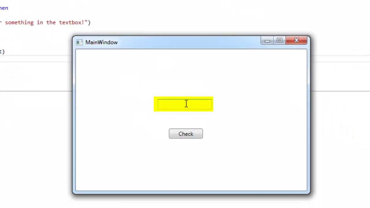 Visual Basic - Basic Logic
