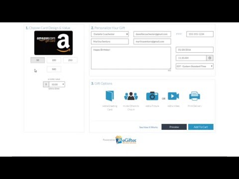 How to send a Amazon.com Gift Card to a friend