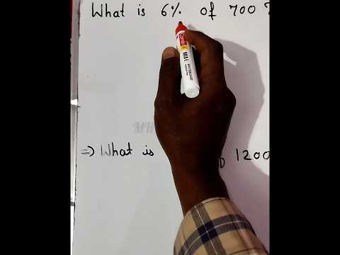 What is 6% of 700 ? 🔥 #shorts #mhkshorts #mathshorts