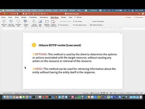 2- HTTP verbs usage with REST