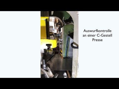 Auswurfkontrolle C Gestell Presse - Ejection Monitoring C-Frame Press