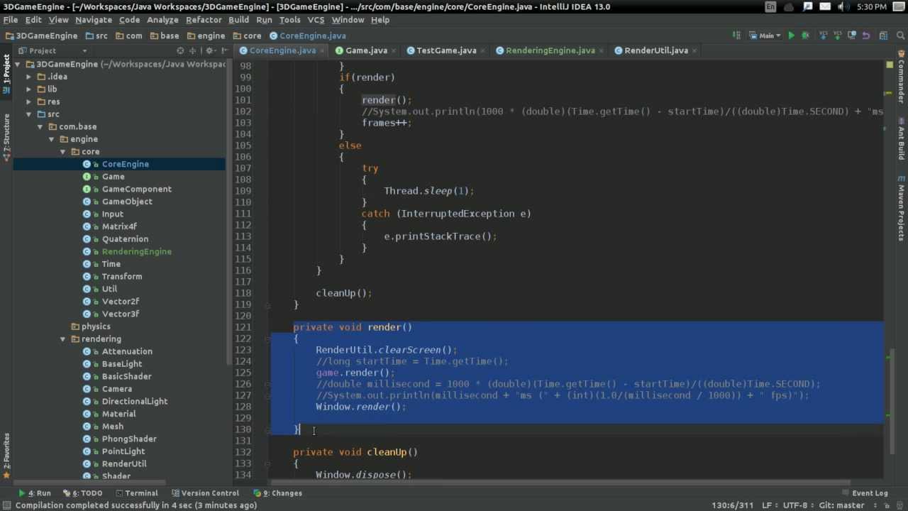 #35 3D Game Engine Tutorial: Rendering Engine Part 1/2