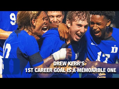 Duke's Drew Kerr's 1st Career Goal Is A Memorable One