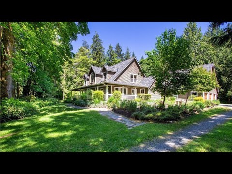 Craftsman Wraparound Porch Private Park-Like Bainbridge Island House for Sale | 14614 Misty Vale Pl