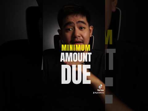 Credit Card 101: Minimum Amount Due. #creditcard #tutorial