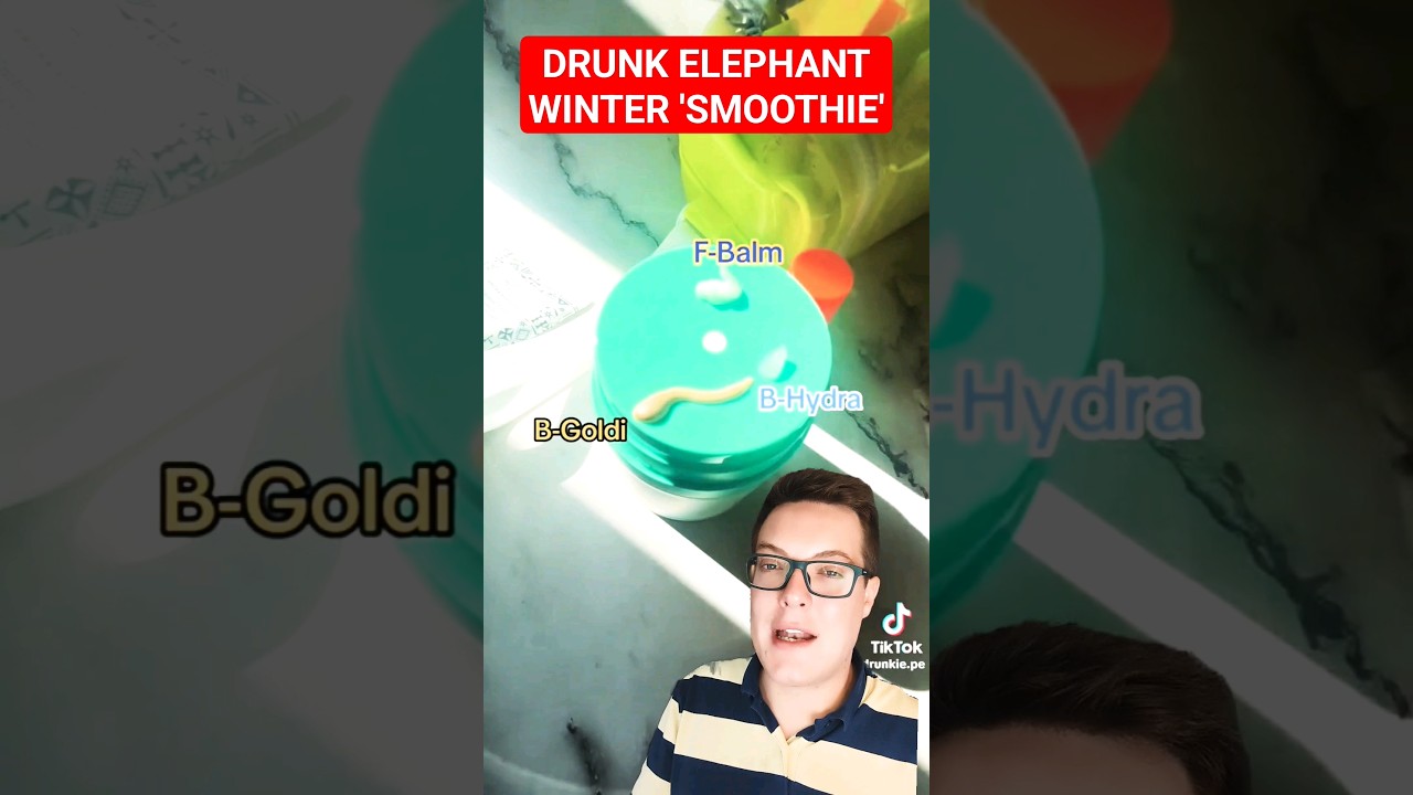 New DRUNK ELEPHANT SMOOTHIE  - Will It Work? #shorts