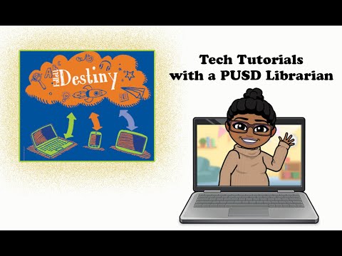 Librarian Tech Tutorial - Finding Books & Fines on Destiny