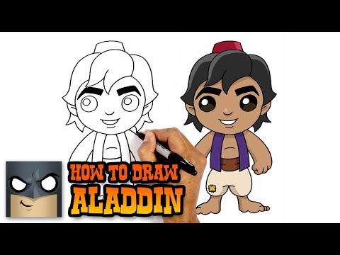 How to Draw Aladdin Step by Step – I'm Youtuber – Follow my videos to ...