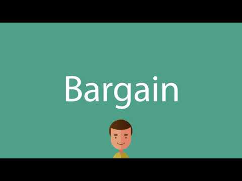 How to say Bargain