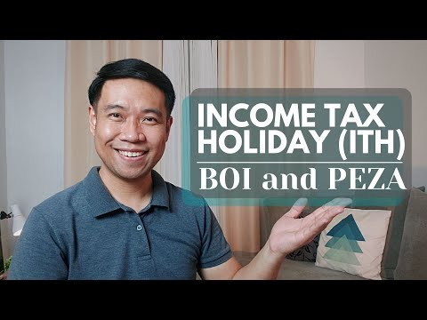 Income Tax Holiday of BOI and PEZA Explained