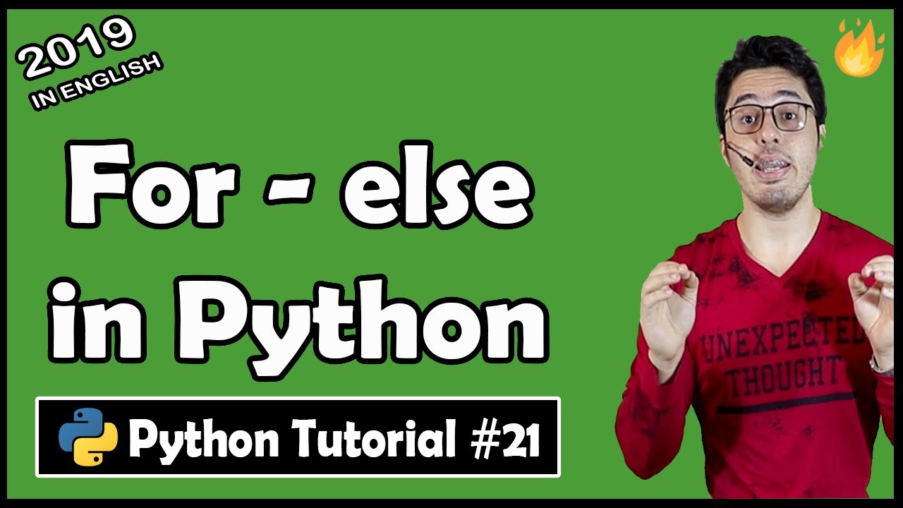 For else in Python | Python Tutorial #21